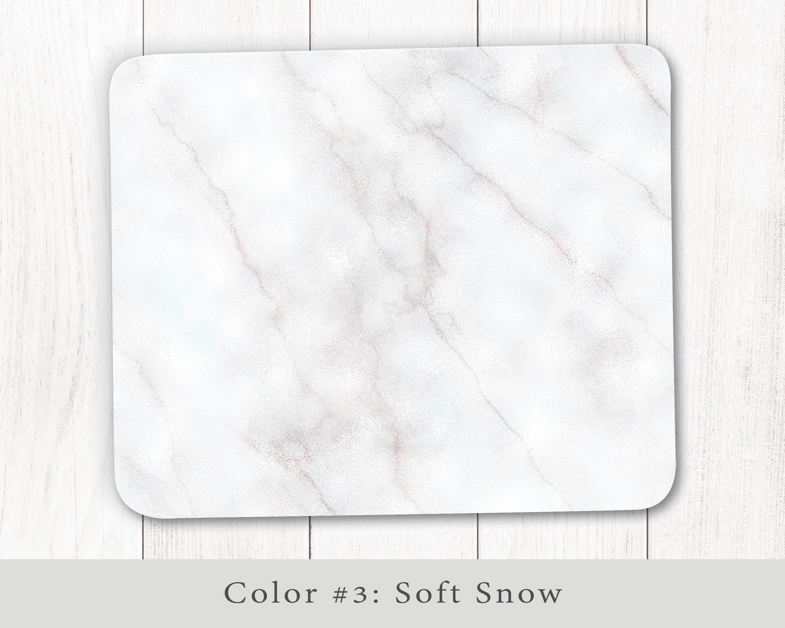 White Marble Mouse Pad Marble Mouse Pad White and Gray | Etsy