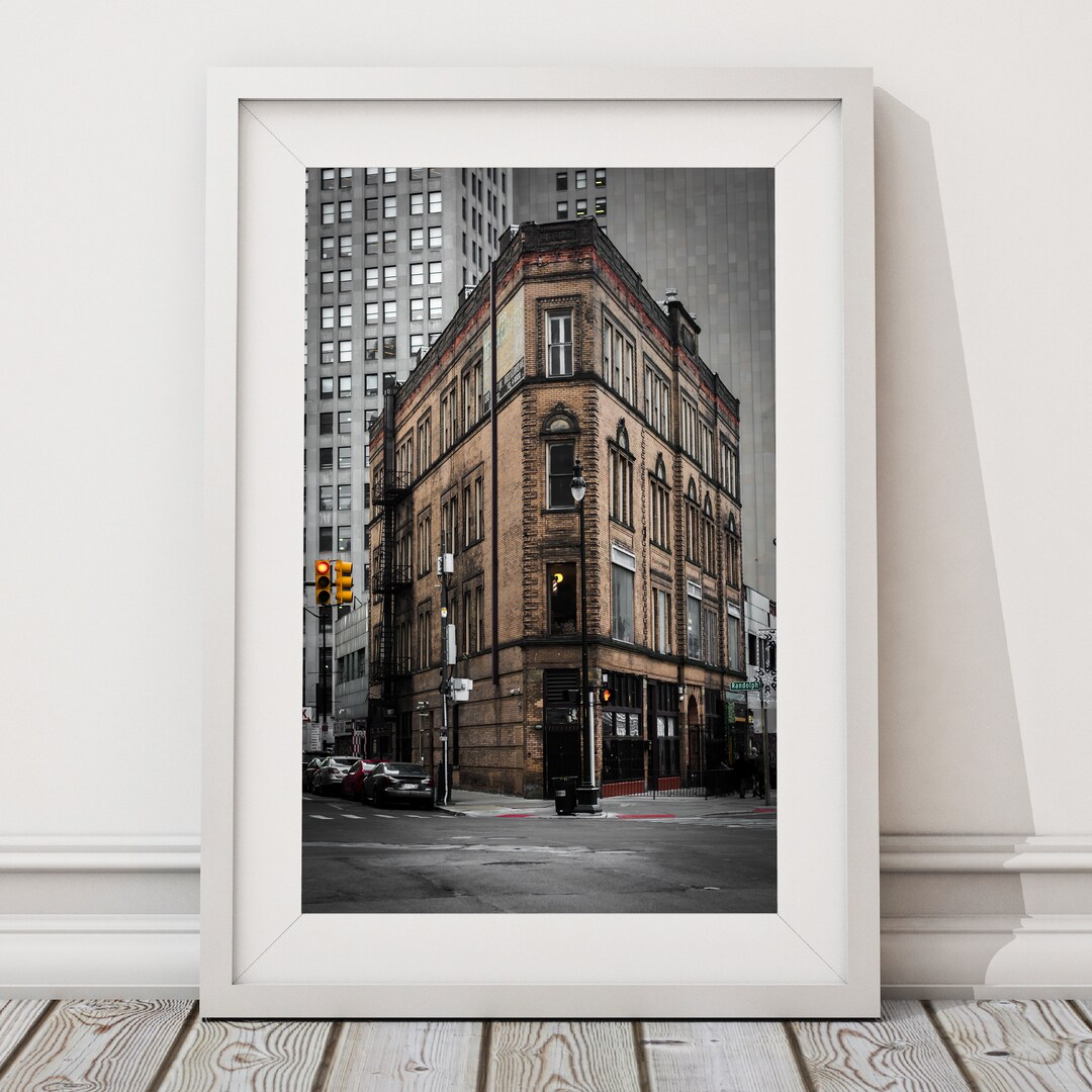 Detroit Reid Building Photo | Flat Iron Building Downtown Detroit ...