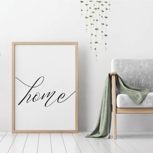 Printable Home Sayings, DIY Home Sign Template, for the Home Wall Art ...