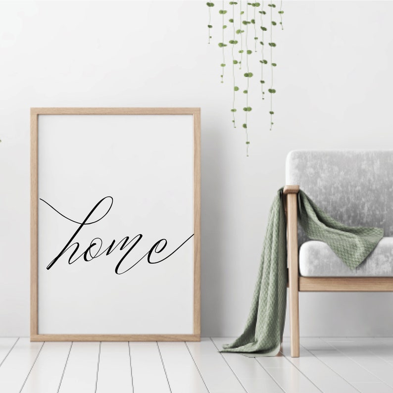 Printable Home Sayings DIY Home Sign Template for the Home - Etsy