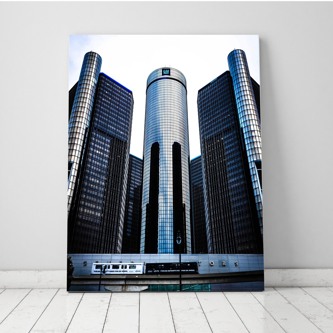 GM Building Detroit Photograph Ren Cen Building Photo - Etsy
