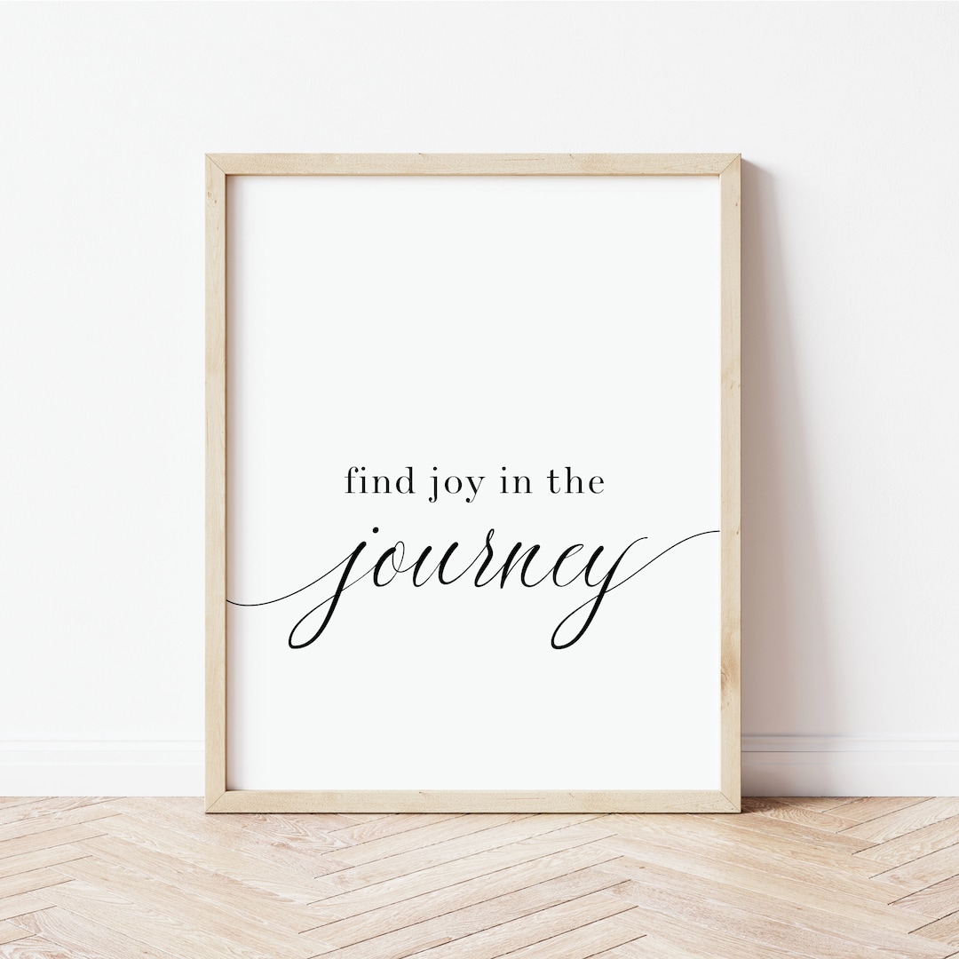 Find Joy in the Journey Sign, Printable Travel Quotes Wall Art, Travel ...