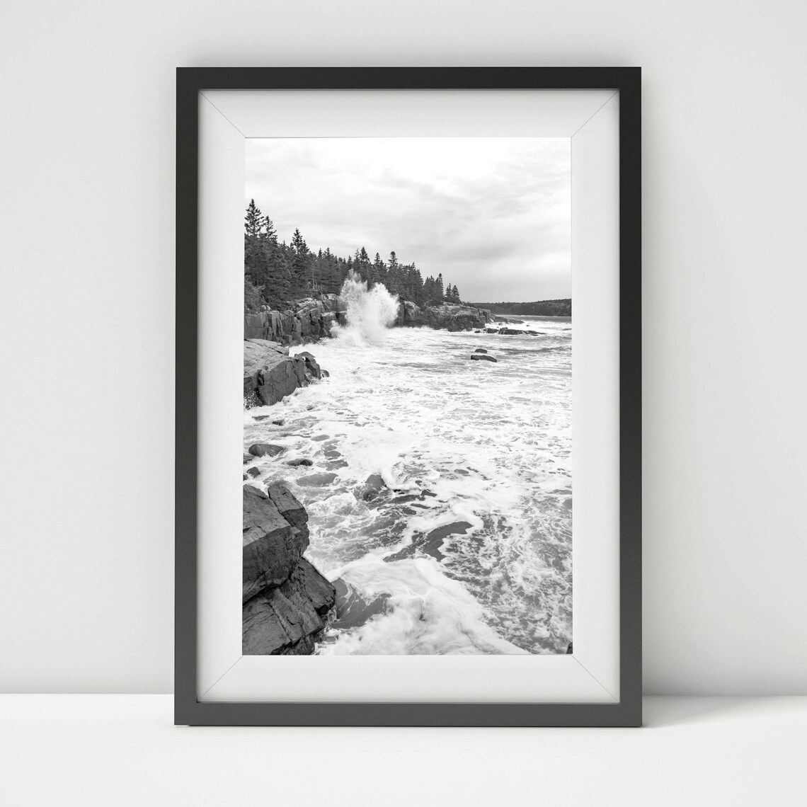 Acadia National Park Coast During Storm | Acadia Photograph Near ...