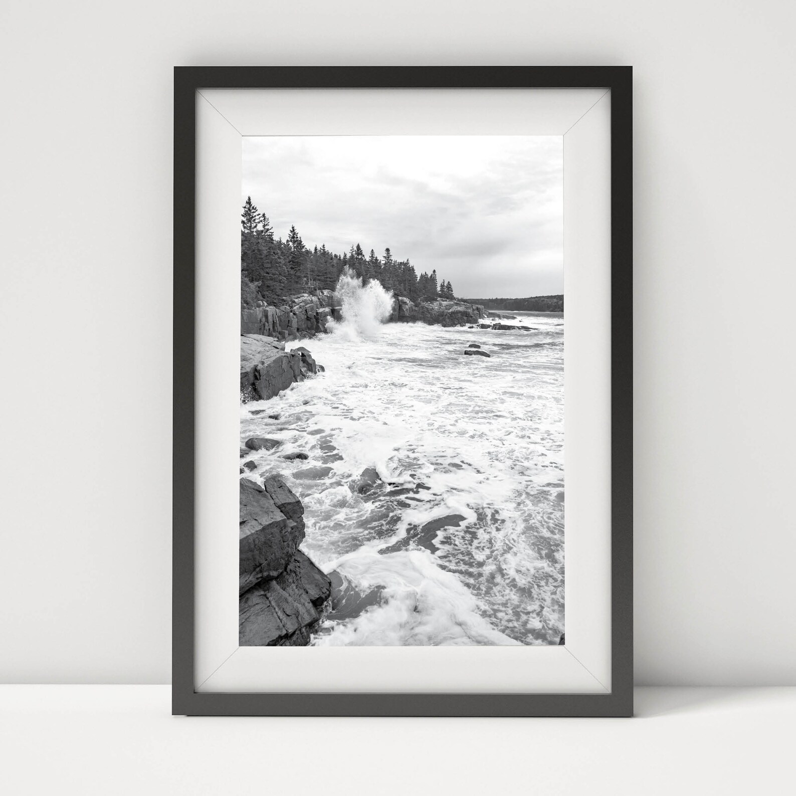 Acadia National Park Coast During Storm | Acadia Photograph Near ...