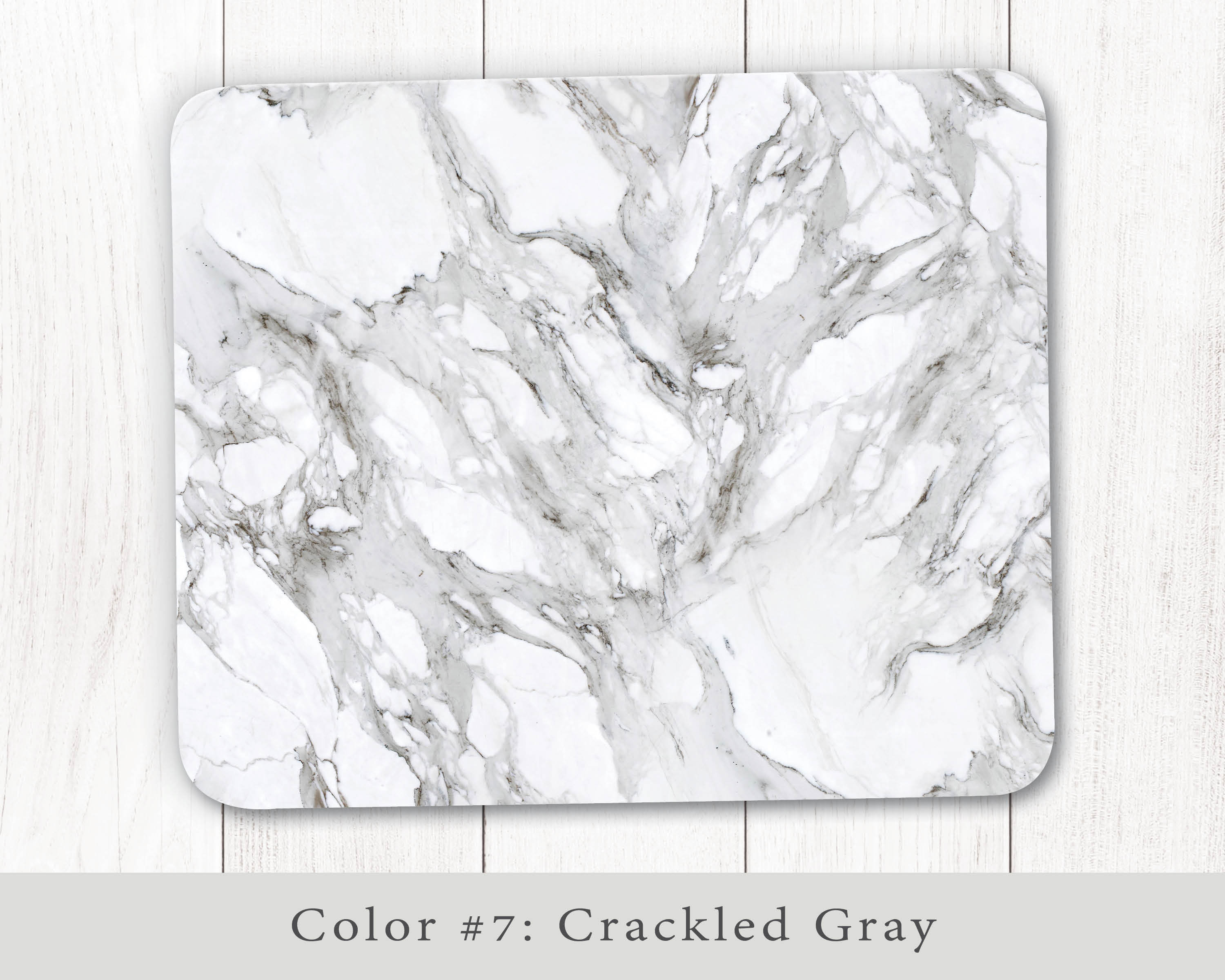 White Marble Mouse Pad Marble Mouse Pad White and Gray | Etsy