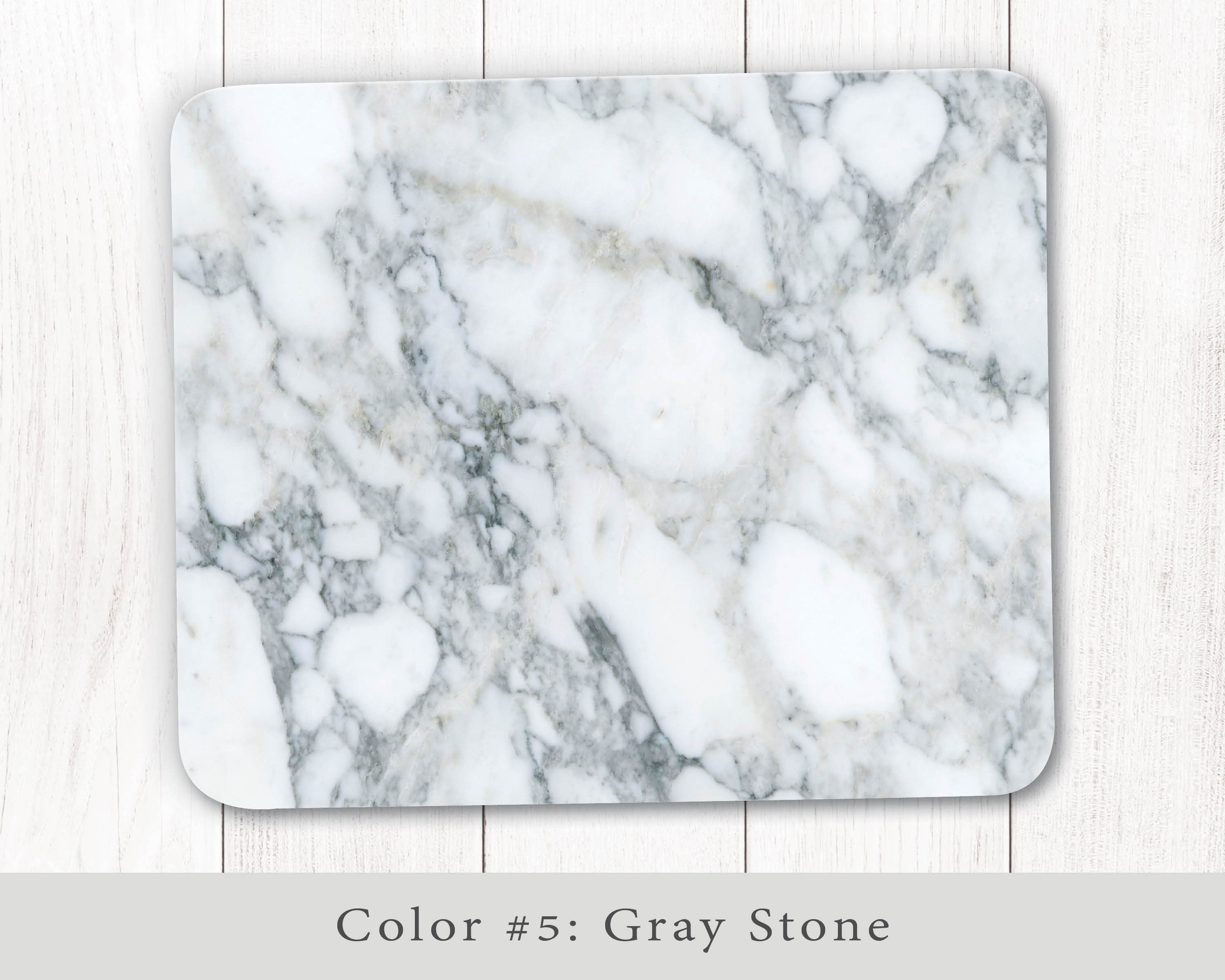 White Marble Mouse Pad Marble Mouse Pad White and Gray | Etsy