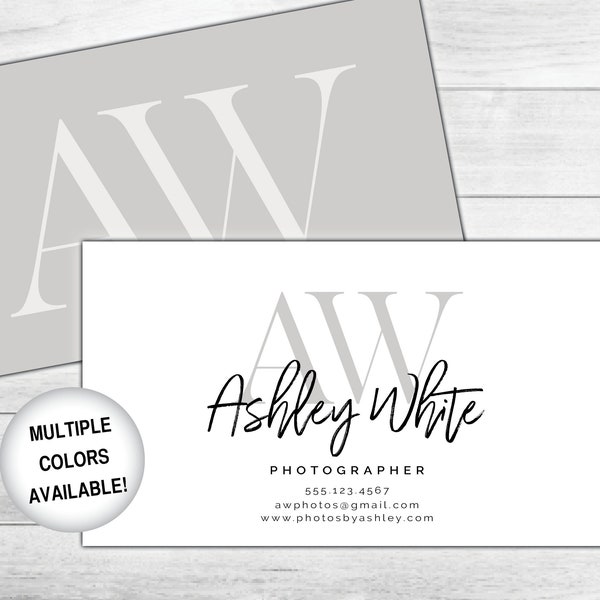 Photographer Logo With Initials - Etsy