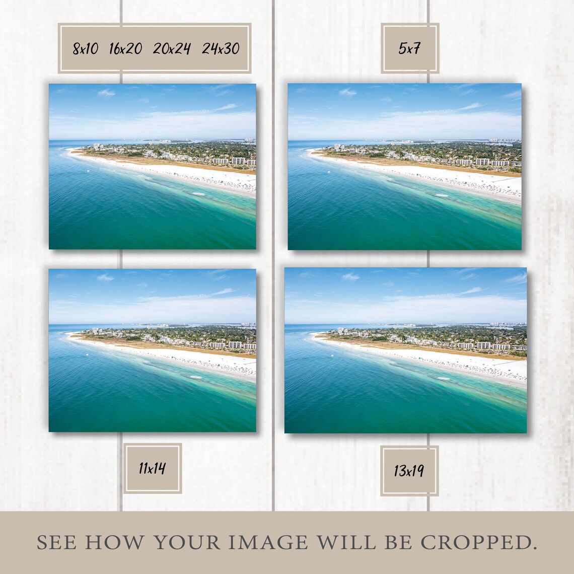 Siesta Key Beach Aerial Photo Landscape Siesta Key Beach - Etsy