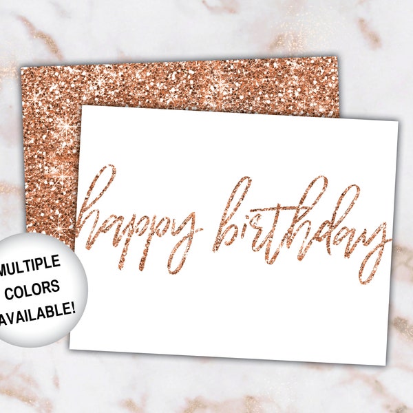 Rose Gold Birthday - Etsy