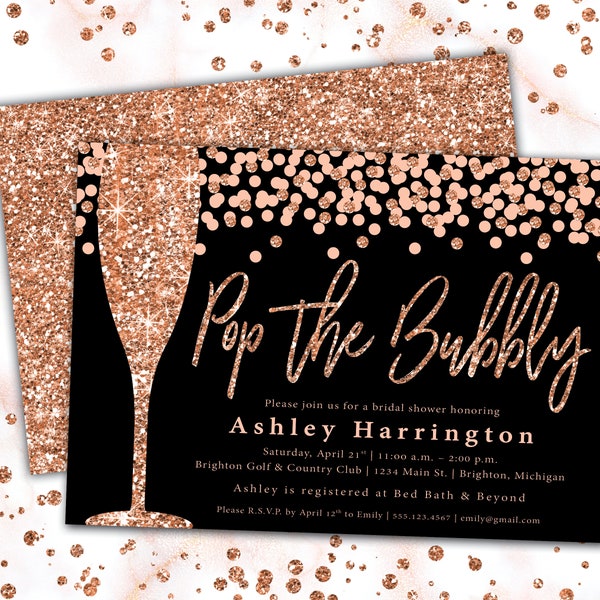 Pop the Bubbly - Etsy
