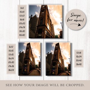 Detroit Reid Building Canvas or Acrylic Art | Flat Iron Building ...