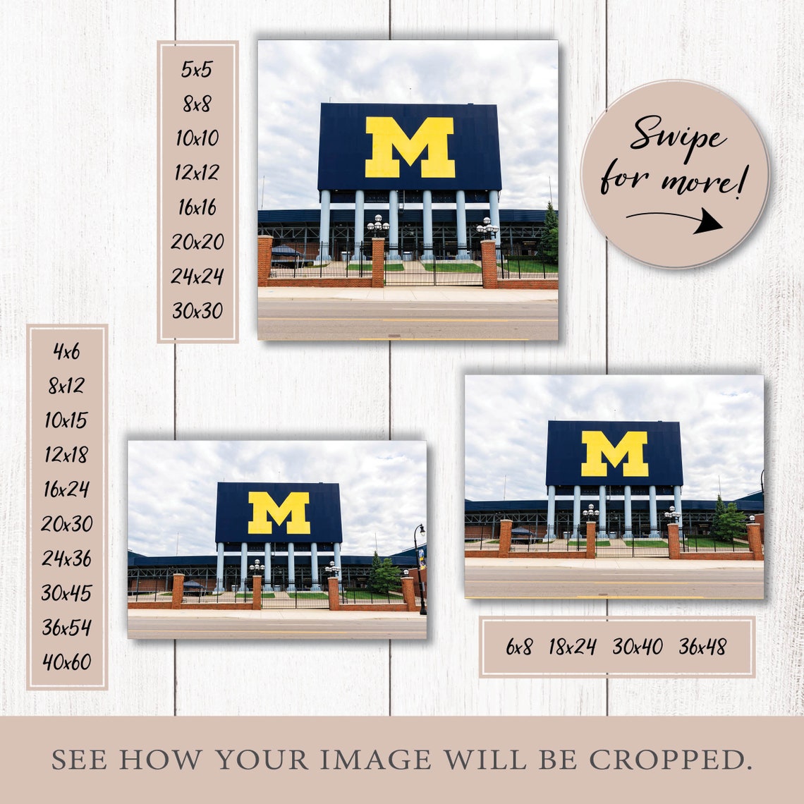 University of Michigan Sign Photo U of M Sign Photography - Etsy