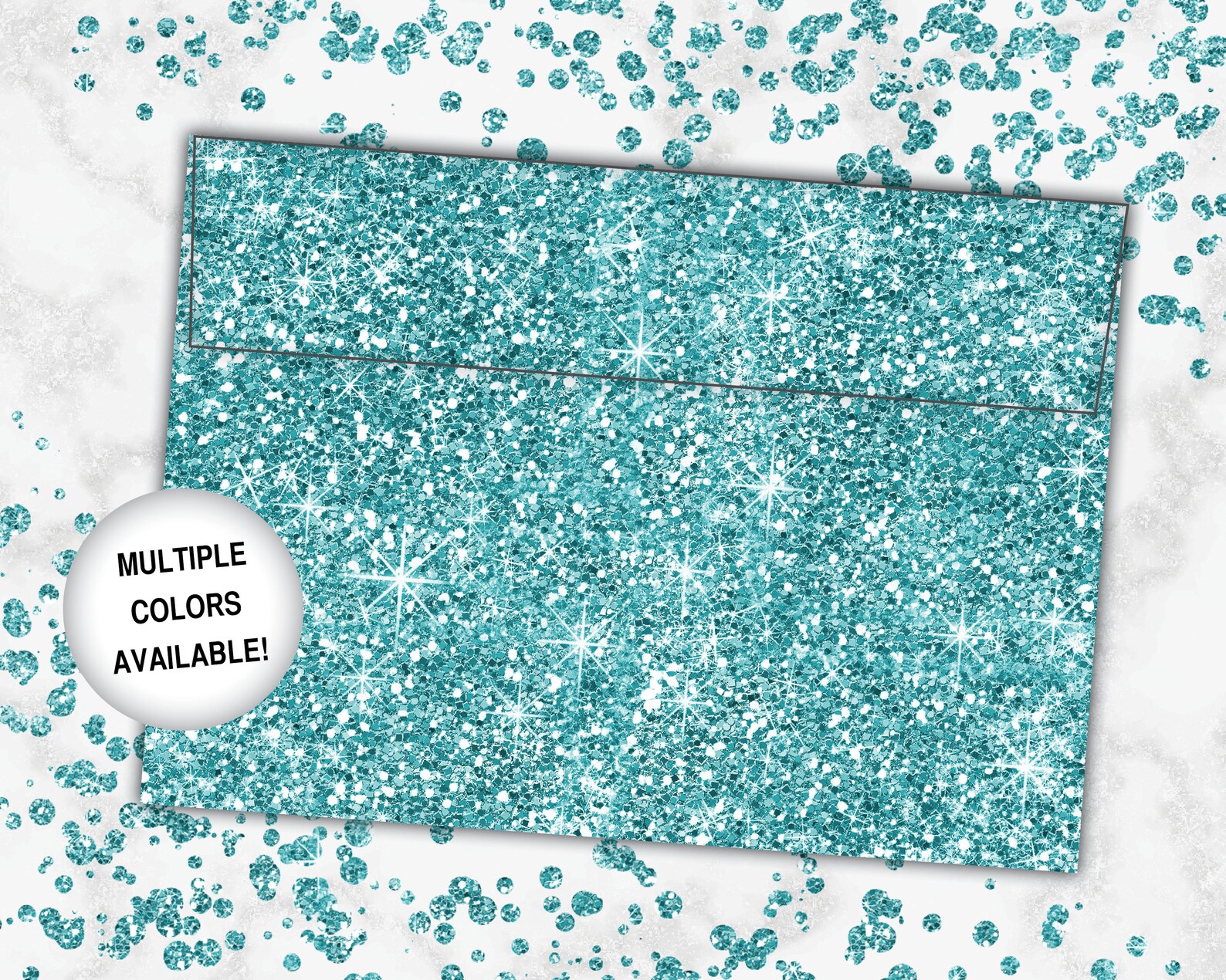 Rose Gold Glitter Envelopes Rose Gold Envelopes Template | Etsy