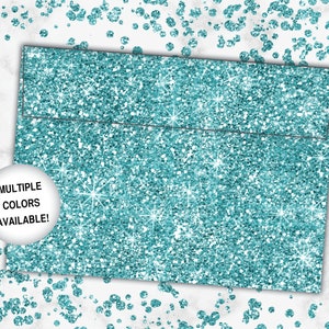 Rose Gold Glitter Envelopes | Rose Gold Envelopes Template | Printable ...