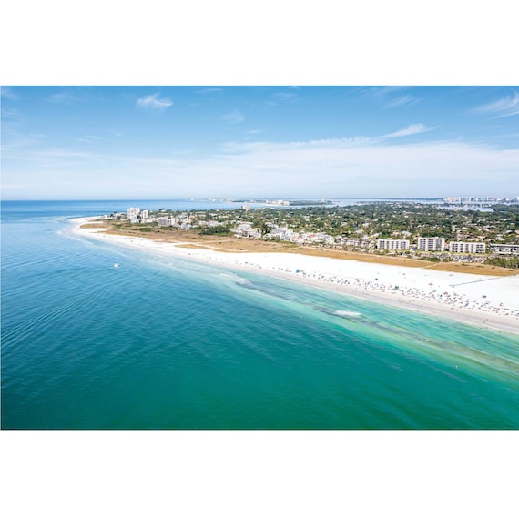 Siesta Key Beach Aerial Photo Landscape Siesta Key Beach - Etsy