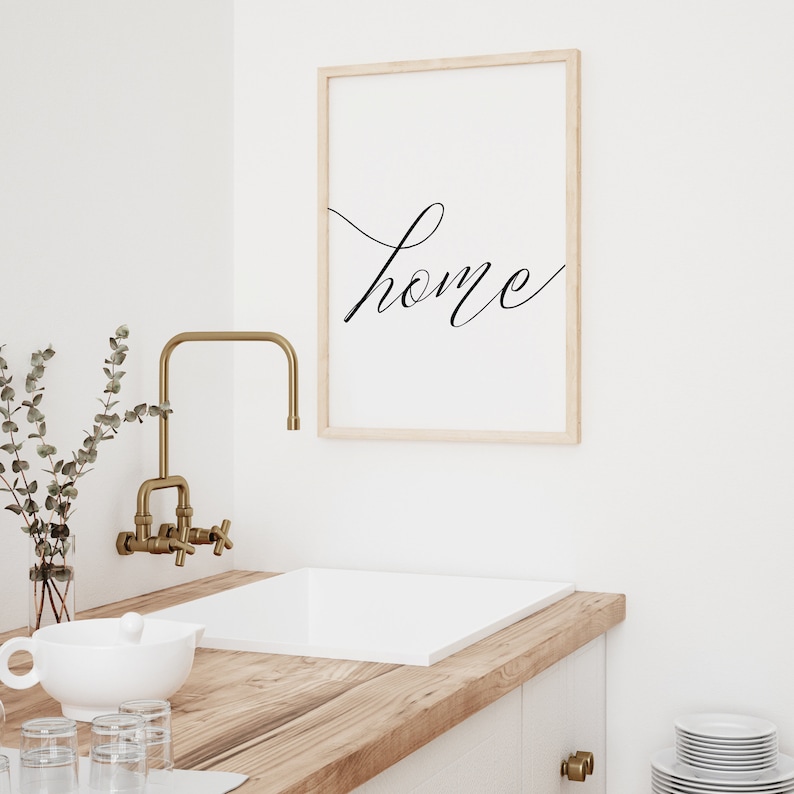 Printable Home Sayings DIY Home Sign Template for the Home - Etsy