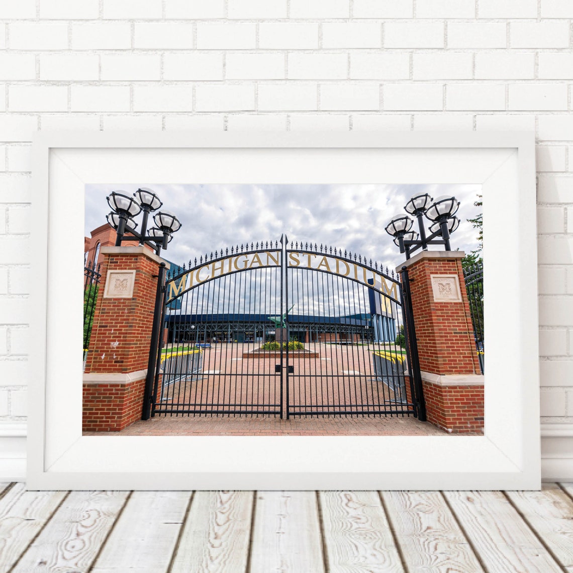Michigan Stadium Gate Photo U of M Sign Photography - Etsy
