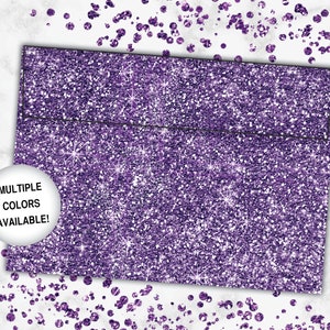 Rose Gold Glitter Envelopes | Rose Gold Envelopes Template | Printable ...