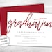 Blue Graduation Announcement Template Graduation Announcement Without ...