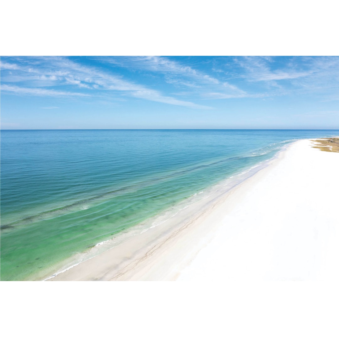 Siesta Key Beach Aerial Photo Landscape | Siesta Key Beach Printed ...