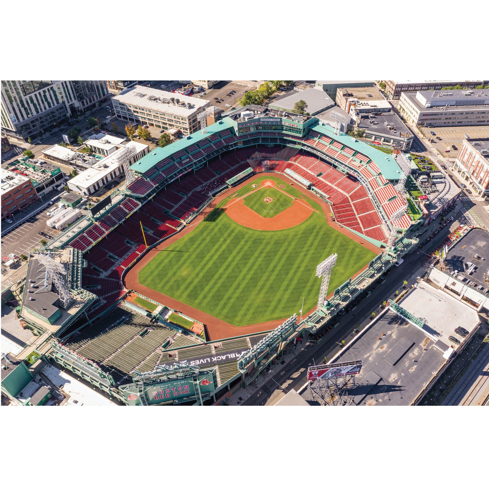 Fenway Park Aerial View Photo Boston Red Sox Stadium Printed | Etsy