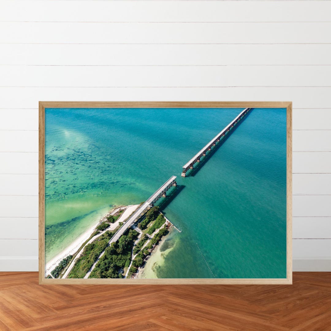 Florida Keys Bahia Honda State Park Aerial Bridge Photo, Camelback ...
