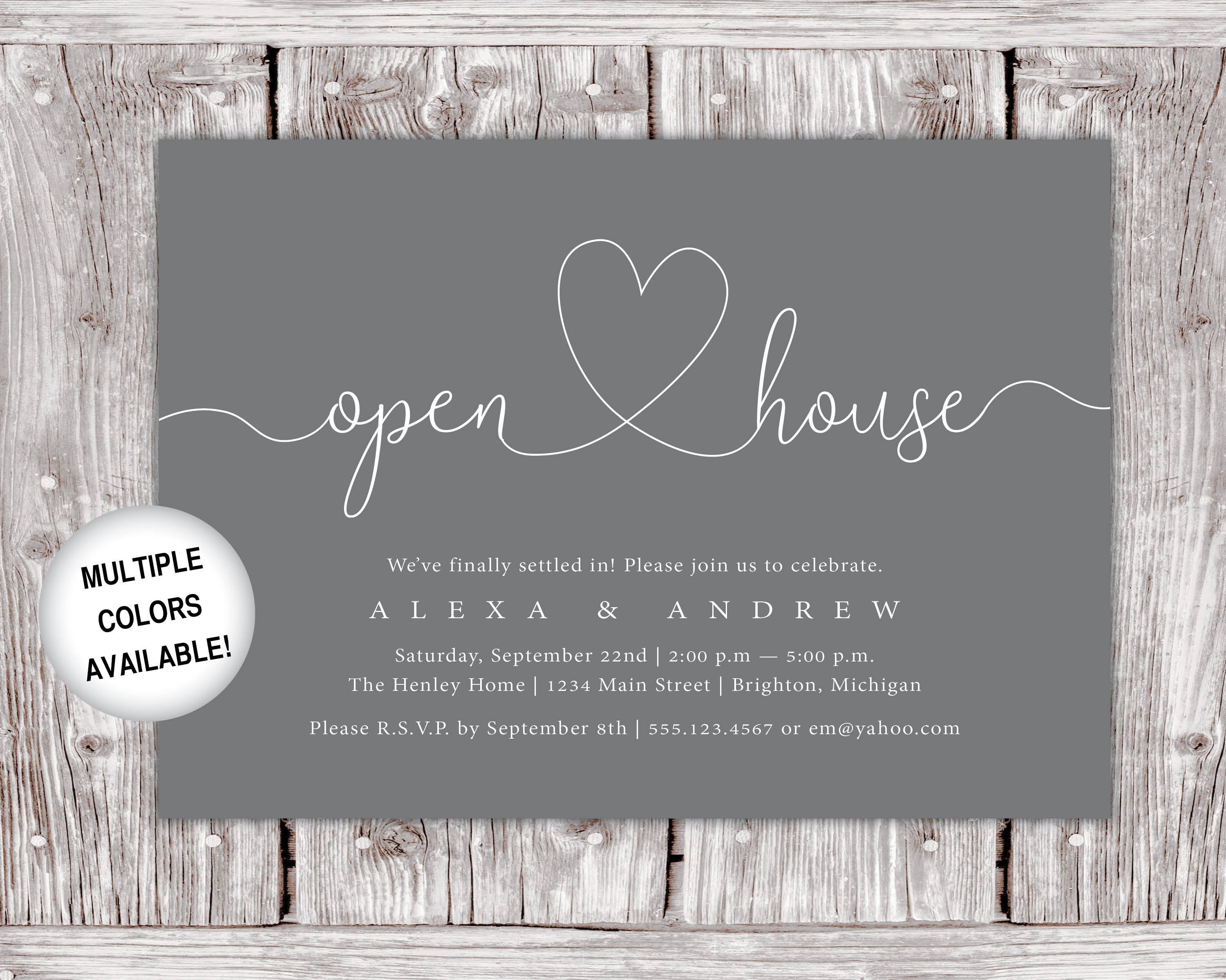 Open House Invitation Printable Housewarming Party - Etsy Canada