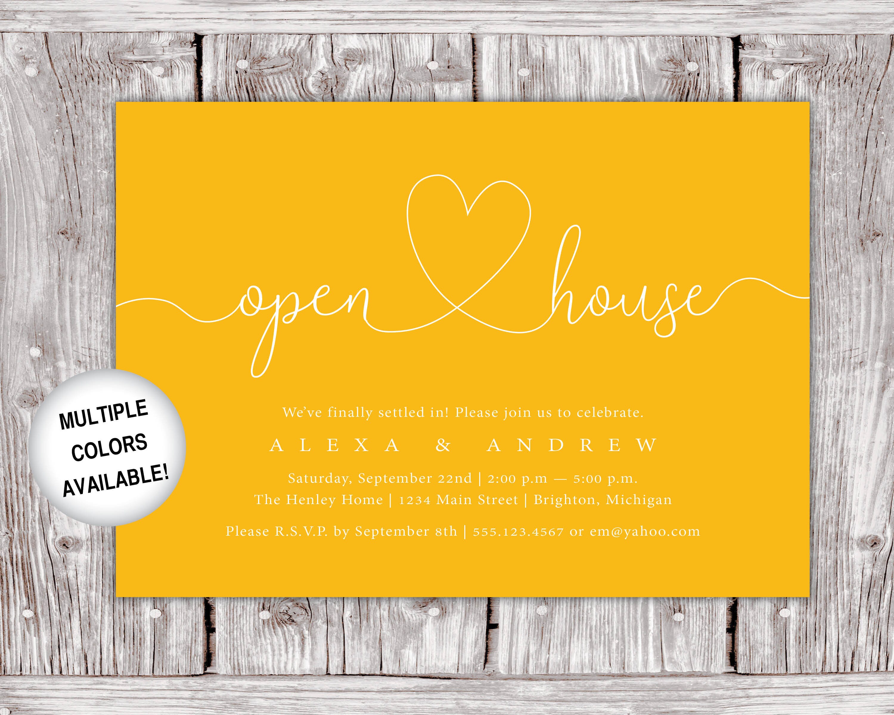 Open House Invitation Printable Housewarming Party - Etsy Canada