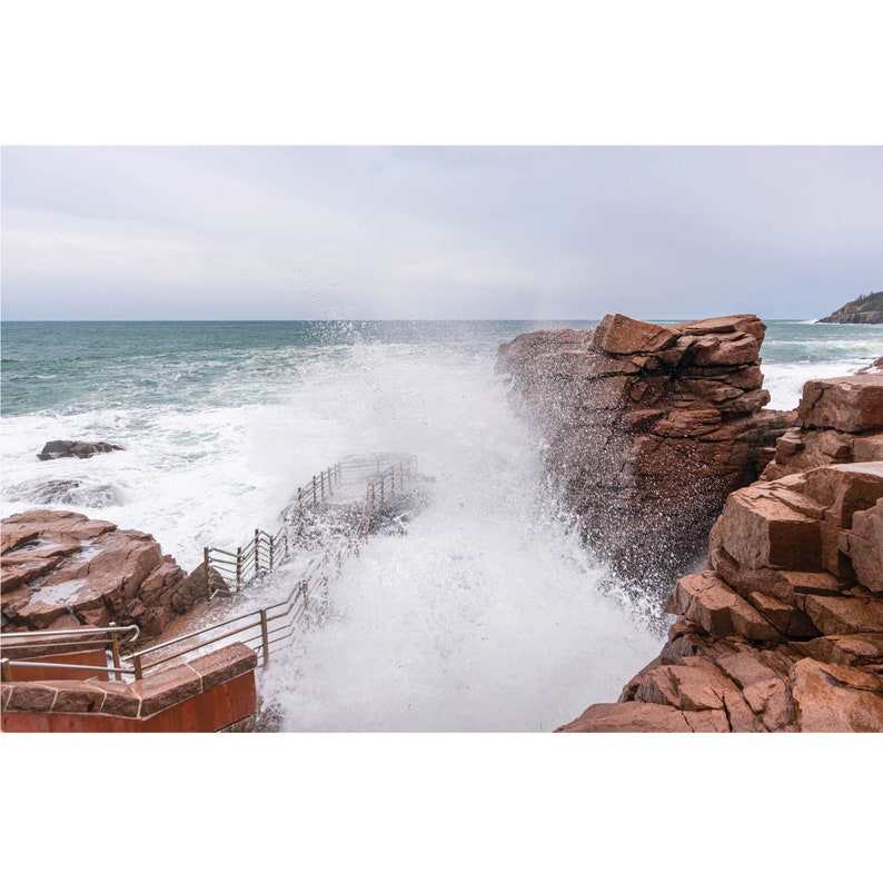 Thunder Hole Acadia National Park Photo Thunder Hole - Etsy