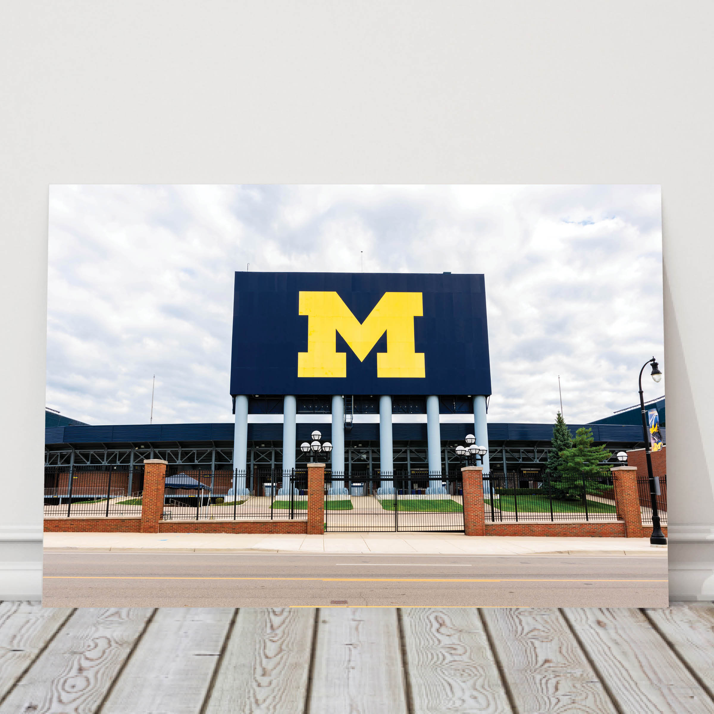 University of Michigan Sign Black and White Photo | U of M Sign ...
