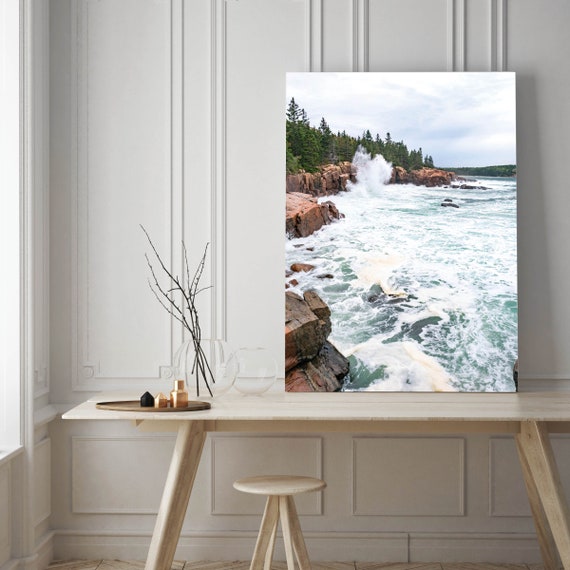 Acadia National Park Coast During Storm Acadia Photograph | Etsy