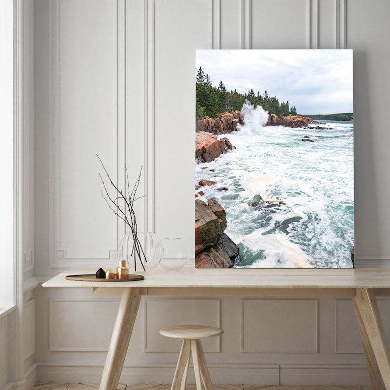 Acadia National Park Coast During Storm | Acadia Photograph Near ...