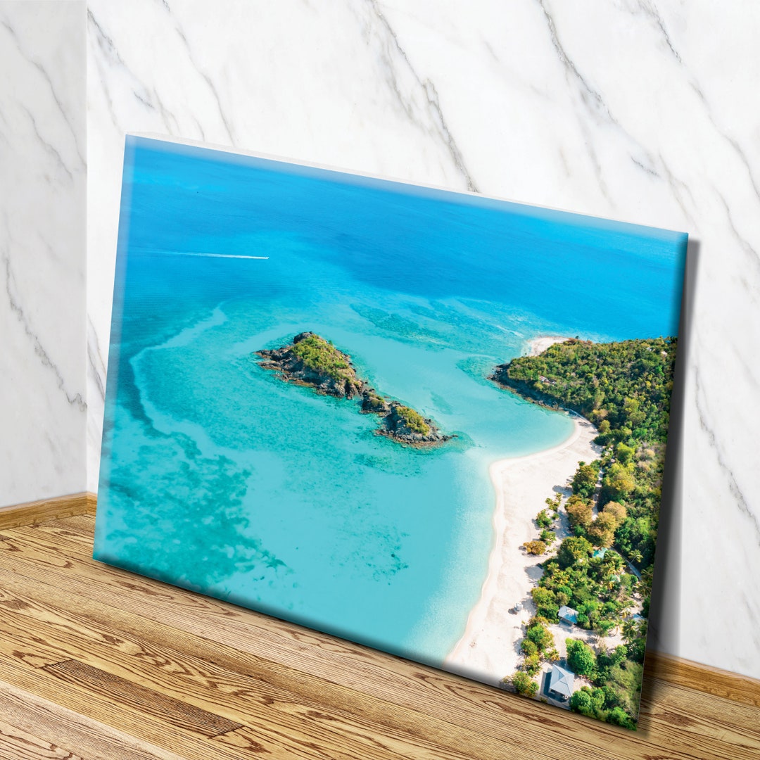 Trunk Bay, St John USVI Wall Art | Acrylic or Canvas Trunk Bay Beach ...