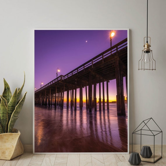 Ventura Pier Sunset Photography Ventura Pier Beach Night - Etsy