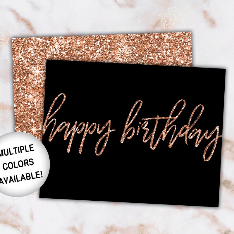 Rose Gold Birthday - Etsy