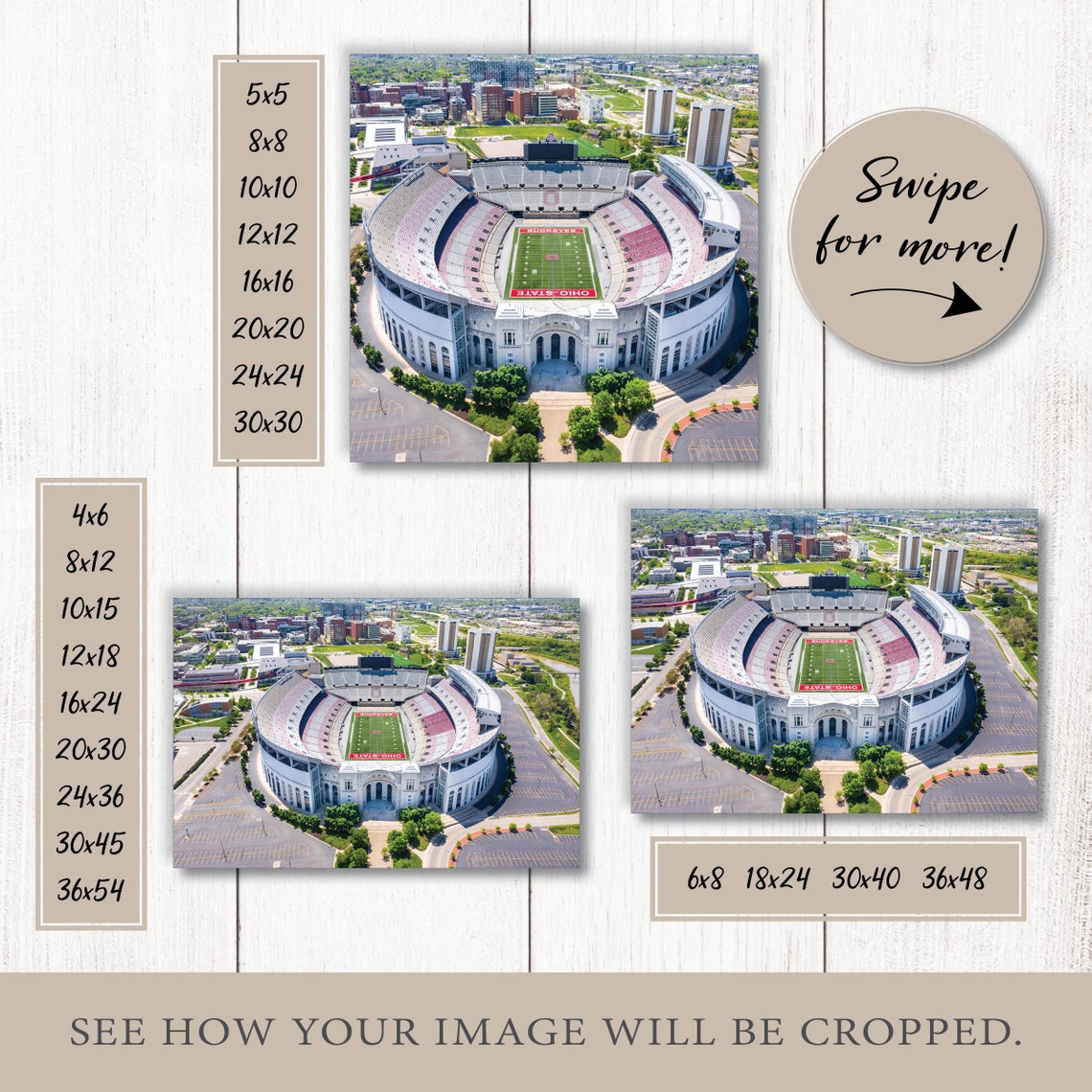 Ohio State Buckeyes Football Stadium Photo Print | Ohio Stadium Aerial ...