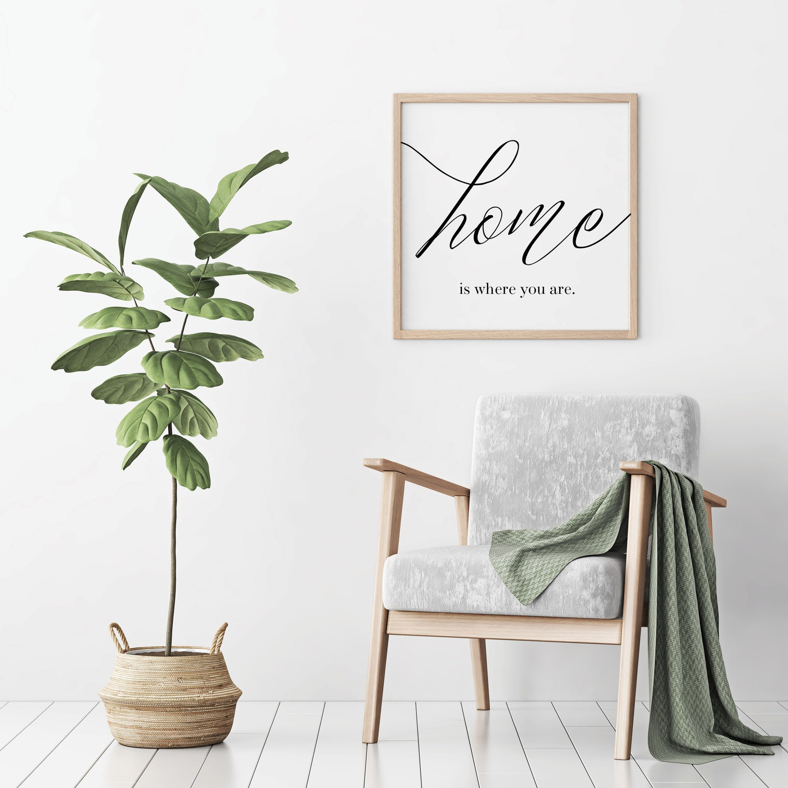 Home is Where You Are Script Printable Sayings, DIY Home Sign Template ...