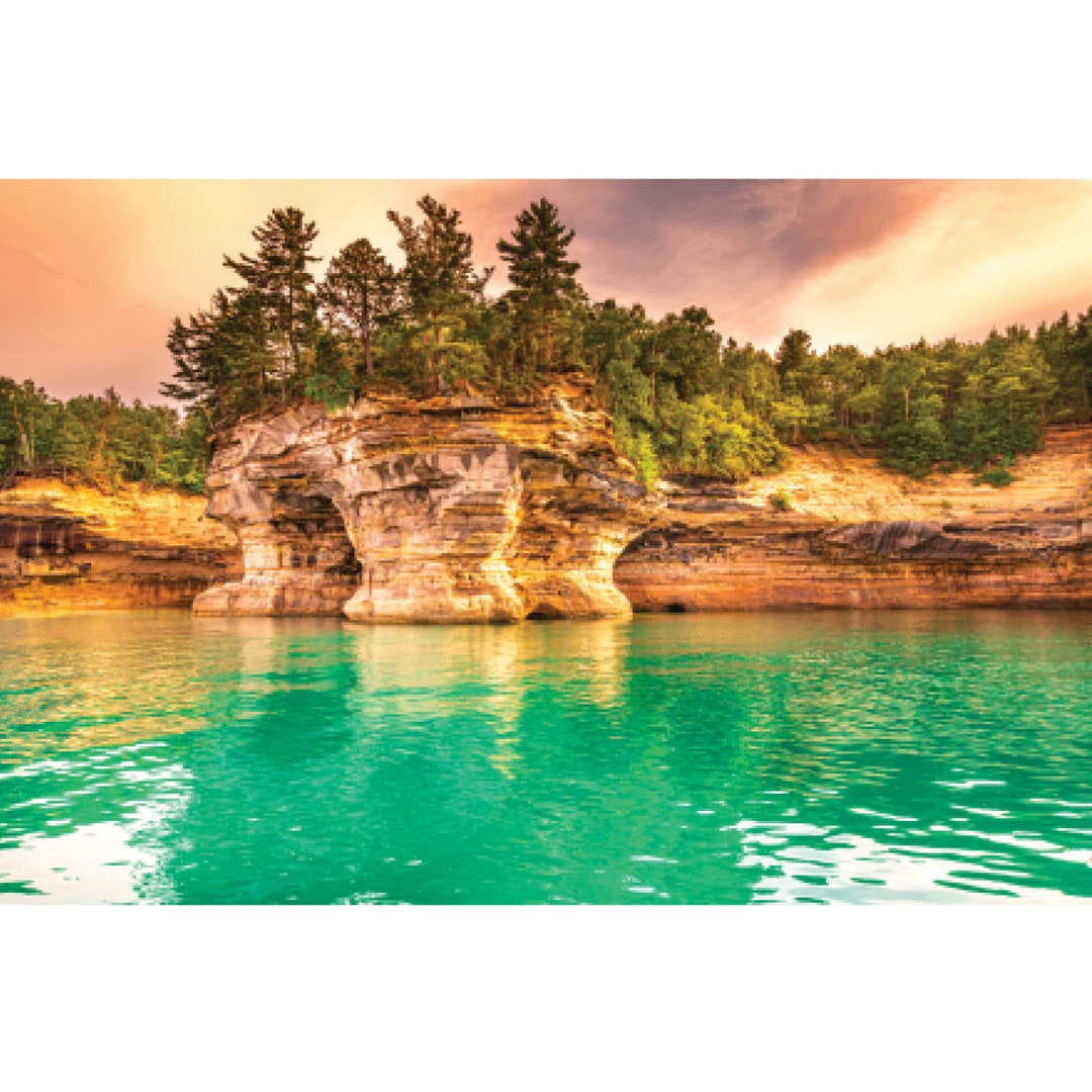 Pictured Rocks Indian Drum Landscape Photo | UP Michigan Photography ...
