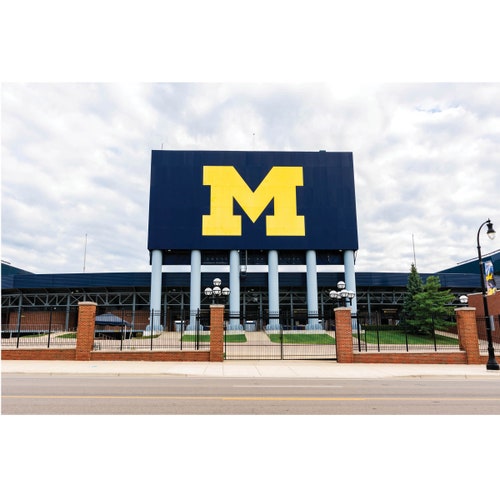 University of Michigan Sign Black and White Photo U of M - Etsy