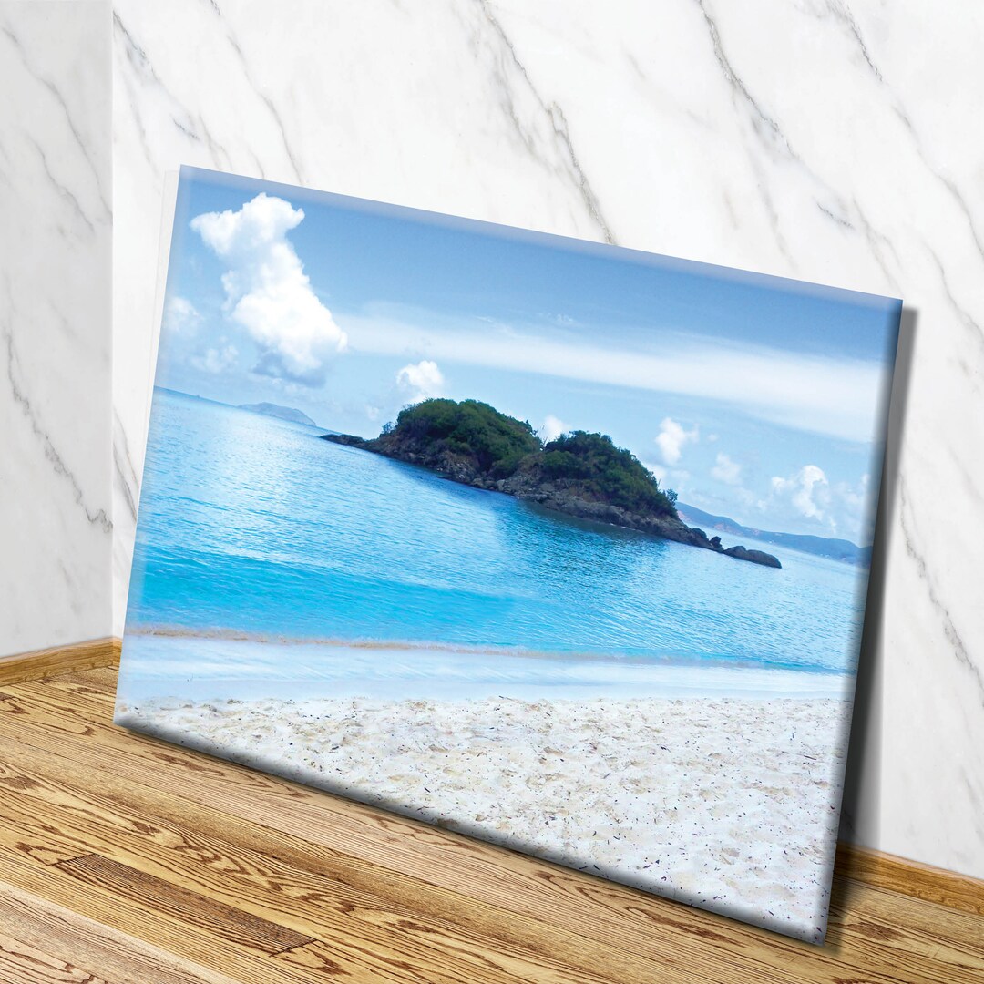Trunk Bay Canvas, St John USVI | Trunk Bay Beach Wall Art | St John US ...