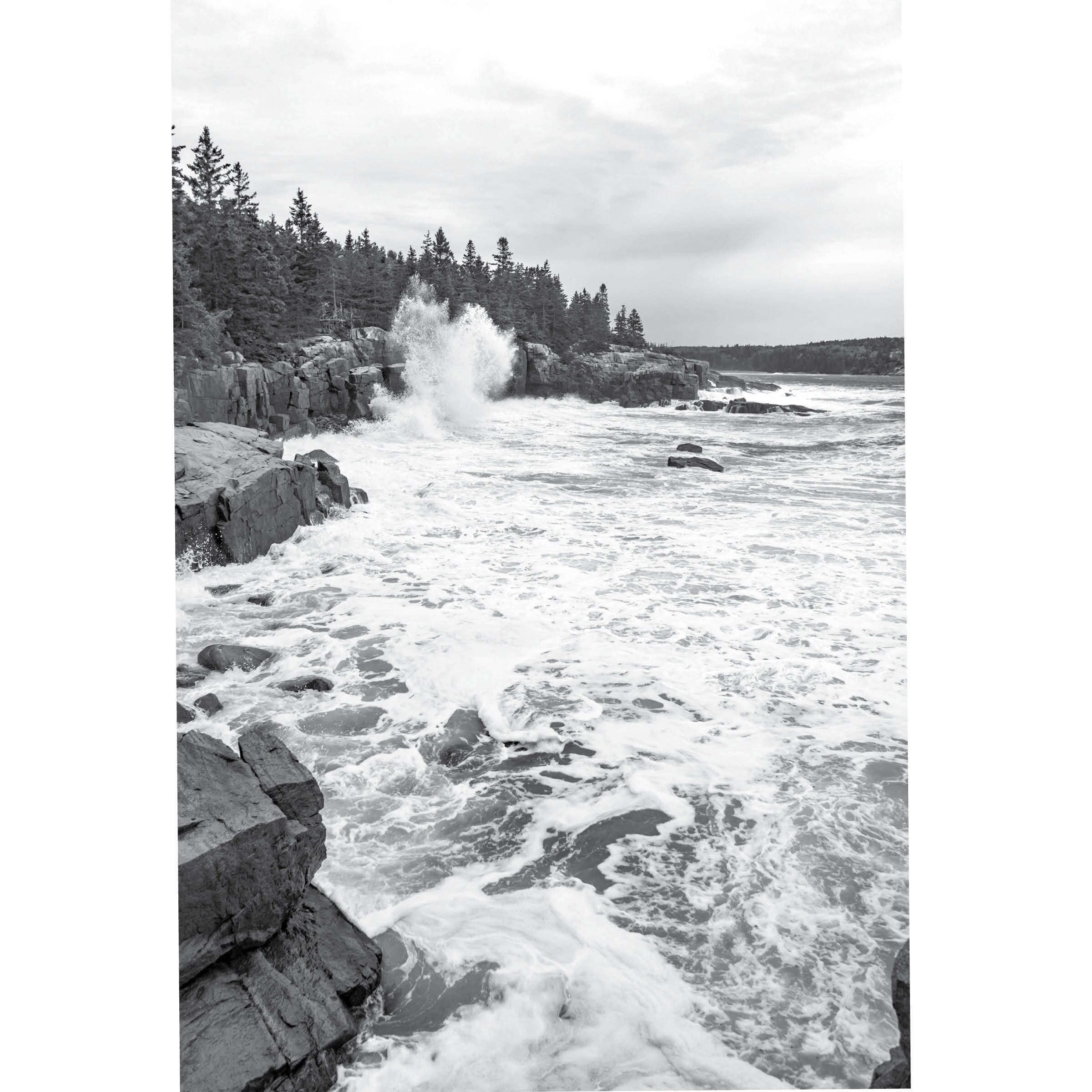 Acadia National Park Coast During Storm Acadia Photograph - Etsy