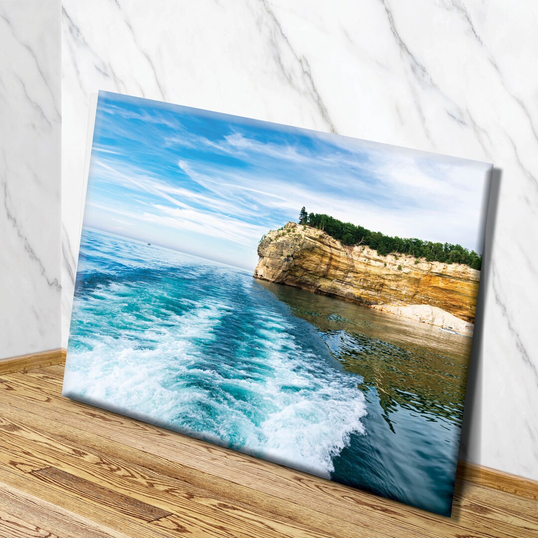 Pictured Rocks Canvas Wall Decor | Michigans UP Photography | Pictured ...