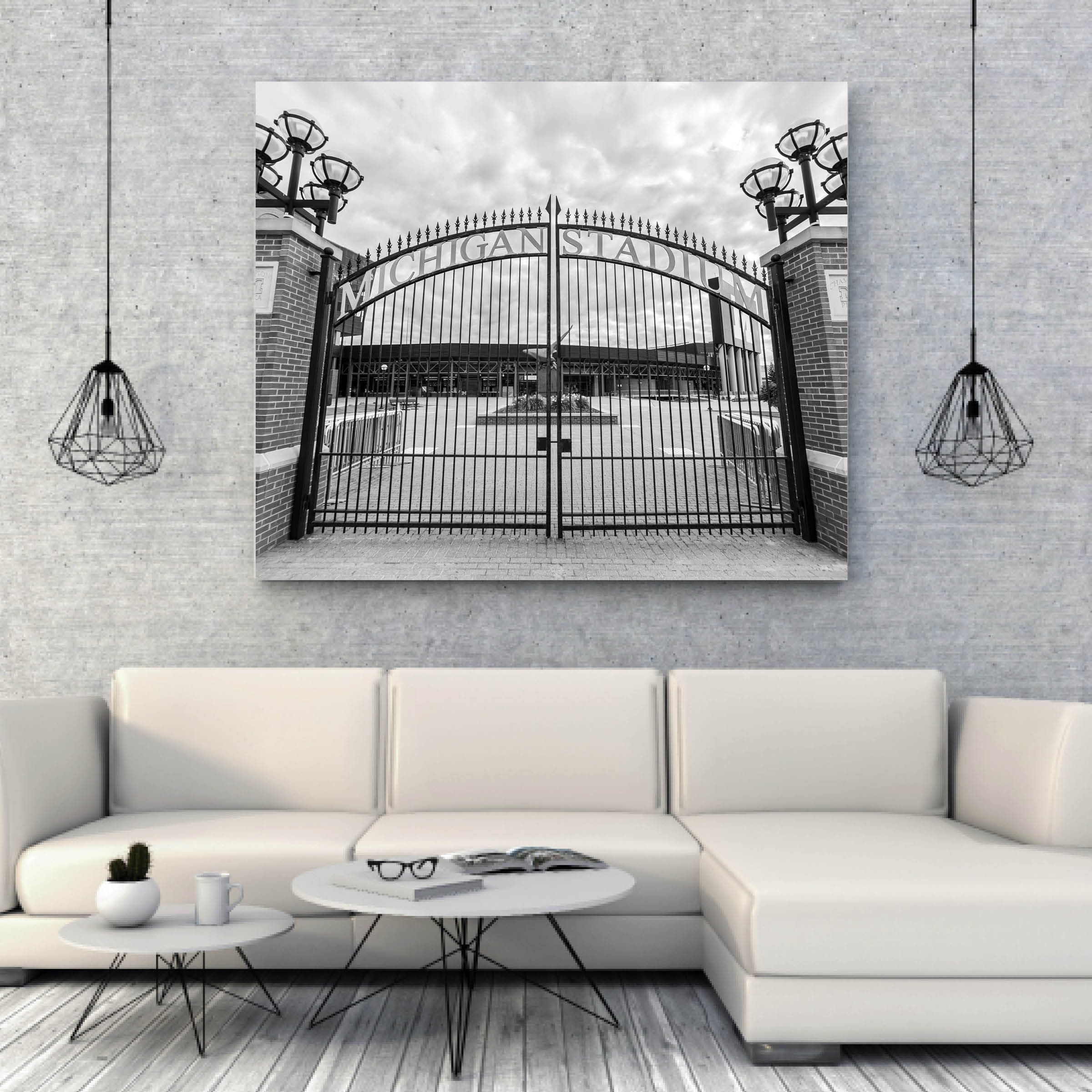 Michigan Stadium Gate Photo U of M Sign Photography | Etsy