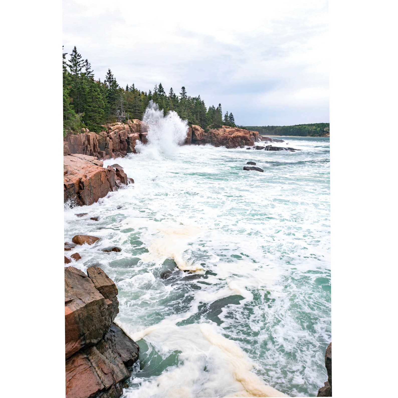 Acadia National Park Coast During Storm | Acadia Photograph Near ...
