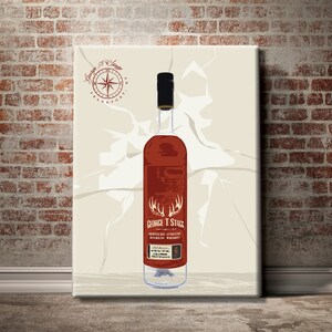 George T Stagg Whiskey Wall Art Bourbon Wall Decor Bourbon Fine Art
