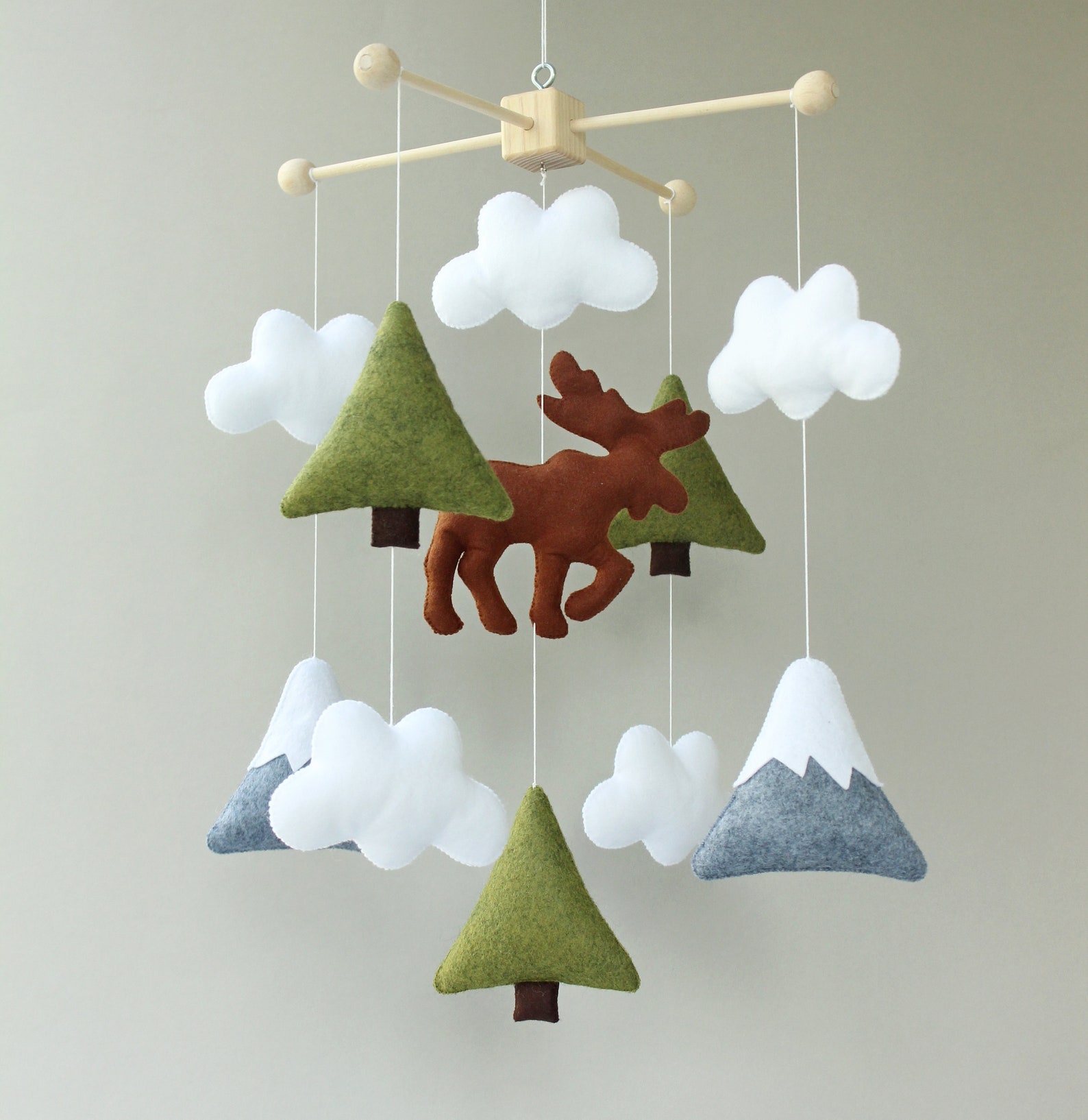 Moose Mobile, Deer Mobile - Etsy