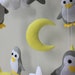 Nursery Mobile, Penguin Baby Shower, Winter Wall Decor, Penguin Baby ...