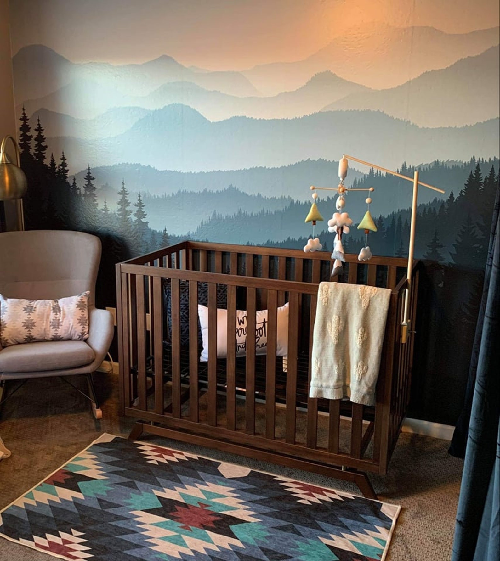 Bison Mobile Buffalo Mobile Woodland Mobile | Etsy