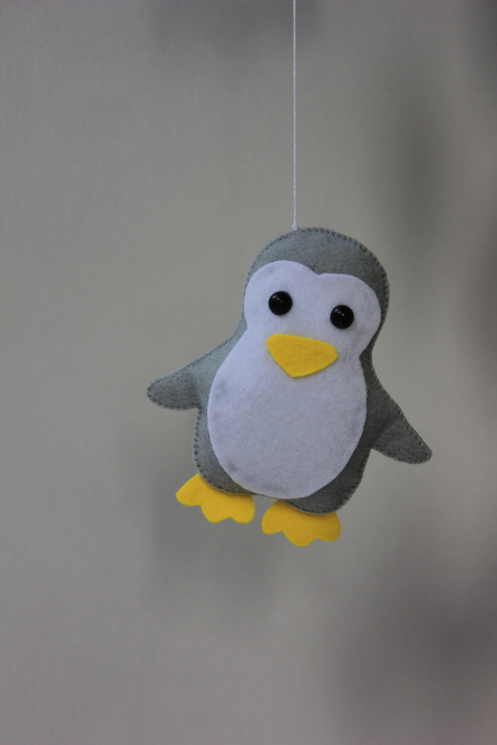 Nursery Mobile, Penguin Baby Shower, Winter Wall Decor, Penguin Baby ...