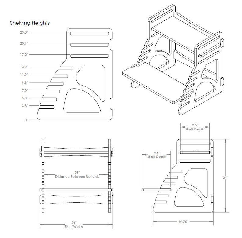 Stand up / Standing Desk for Home Office digital Files. - Etsy
